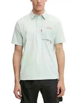 Columbia Cove Beach Short-sleeve Polo Shirt - Blue