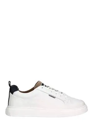 Barbour Stannington Logo-patch Sneakers - White