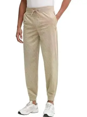 Guess Monogram-pattern Track Pants - Neutrals