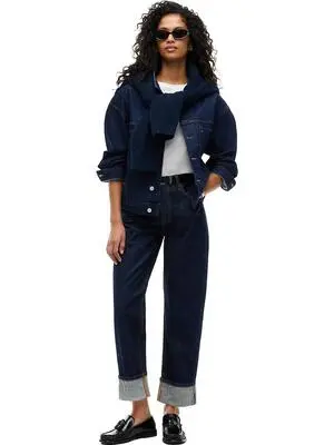 Tommy Hilfiger High-rise Classic Straight Jean - Rinse