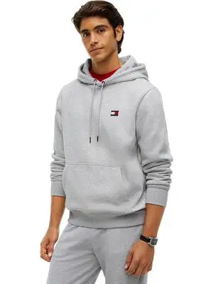 Tommy Hilfiger Back Flag Colorblock Hoodie - Grey