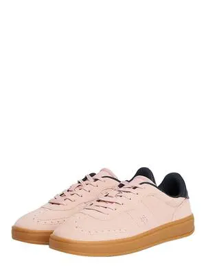 Tommy Hilfiger Suede Skater Sneakers - Delicate Rose