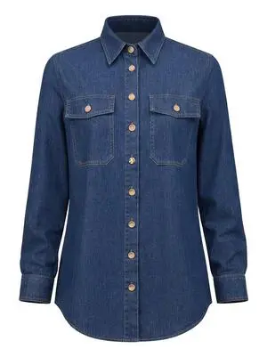 EXQUISE Exquise Duwayne Long Sleeve Denim Shirt