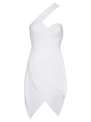 THE GT ATELIER One Shoulder Dress - White