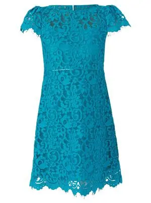 SACHA DRAKE Lucinda Shift Dress In Turquoise - Blue