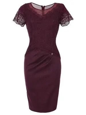 LUNA FASHION HOUSE Jody Cocktail Dress - Red