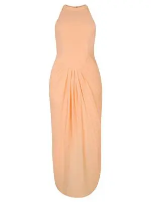 THE GT ATELIER Neutrals Peach Maxi Dress - Orange