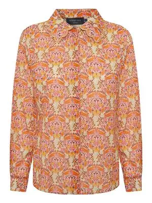 EXQUISE Exquise Eloise Floral Print Long Sleeve Shirt