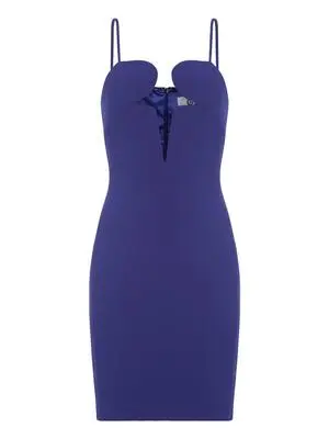 THE GT ATELIER Royal Bodycon Dress - Blue