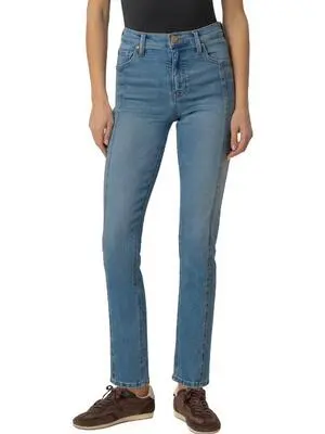 Kut From The Kloth Blair High Waist Straight Leg Jeans - Exhibiting