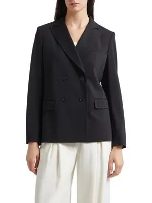 MAX MARA Weekend Max Mara Colibri Double Breasted Jersey Blazer