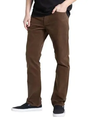 Volcom Solver 5 Pocket Corduroy Trousers - Brownstone