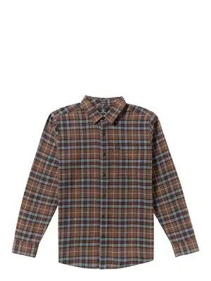 Volcom Levelstone Long Sleeve Shirt - Brownstone