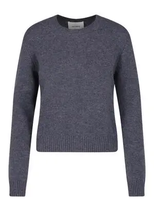 LISA YANG Mable" Cashmere Crew Neck Sweater - Gray