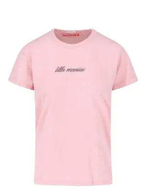 MOTHER T-shirt "boxy Goodie Goodie" Pink