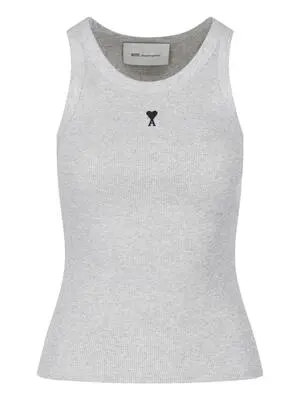 AMI Paris De Caur" Tank Top - Gray