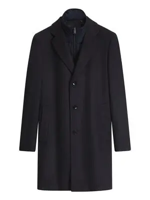 BOSS One Slim-fit Coat In Wool And Cashmere