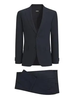 BOSS Two-piece Slim-fit Suit In Performance-stretch Fabric