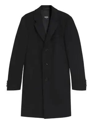 BOSS BOSS Slim-Fit Formal Wool And Cashmere Coat
