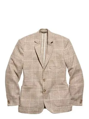 Billy Reid Exploded Glen Plaid Archie Jacket - Brown