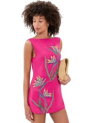 YELLOW THE LABEL Bird Of Paradise Dress - Fuchsia