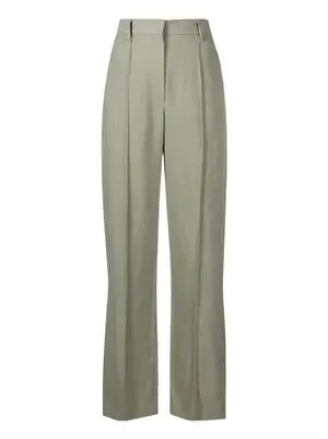 Brunello Cucinelli High-waist Tailored Trousers - Gray