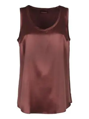 BRUNELLO CUCINELLI Brunello Cucinelli Sleeveless Silk Top