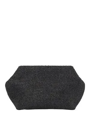 Brunello Cucinelli Woven Monili-chain Bag - Black
