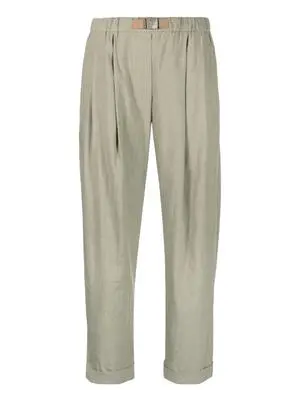 BRUNELLO CUCINELLI Brunello Cucinelli Linen-Blend Cropped Trousers