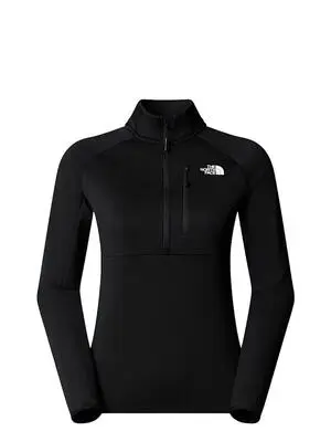The North Face Meteora 1/4 Zip Fleece Top - Black