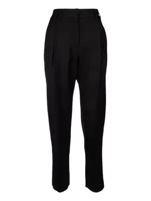 Brunello Cucinelli High-waisted Tailored Trousers - Black