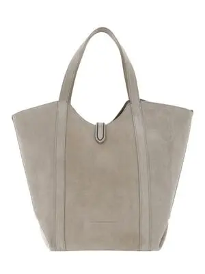 Brunello Cucinelli Panelled Suede Tote Bag - Nude