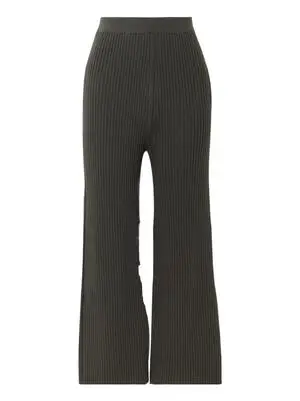 LAUREN MANOOGIAN Lauren Manoogian High-Waisted Ribbed Knit Pants