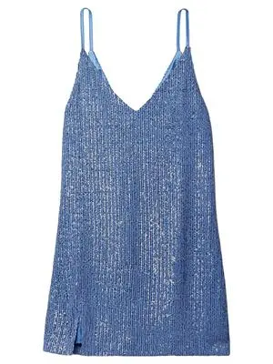 IN THE MOOD FOR LOVE Sequin Tulle Mini Dress - No