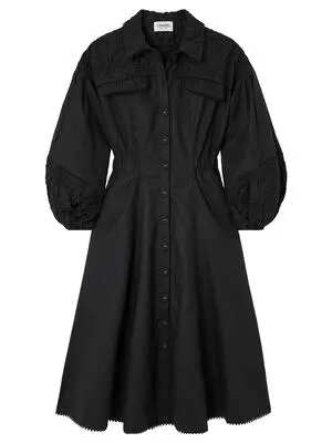 CHARO RUIZ IBIZA Minimalist Midi Shirt Dress