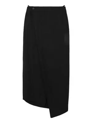 PETAR PETROV Asymmetric Cady Maxi Wrap Skirt - No