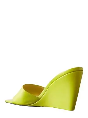 WANDLER Wedge Mules - Green