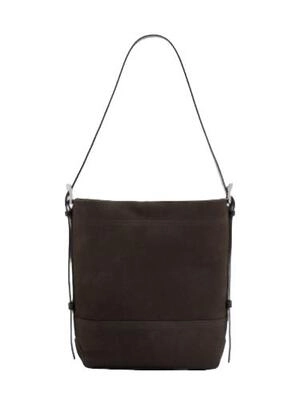 LEMAIRE Medium Leather Shoulder Bag - Brown