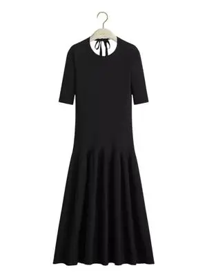 Dior Round-neck Dress - Black