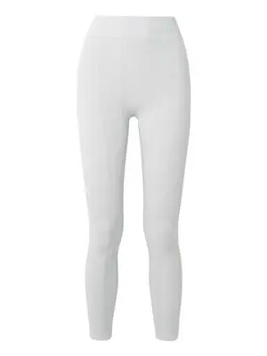Cordova Sol Ribbed-knit Leggings - White