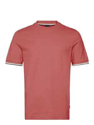 Hugo Boss Contrast Trim T-shirt - Pink