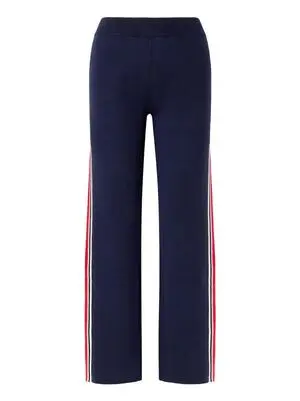 Fusalp Benada Striped Wool-blend Straight-leg Pants - No