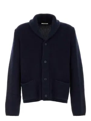 THE ROW Long-sleeve Knit Cardigan - Blue