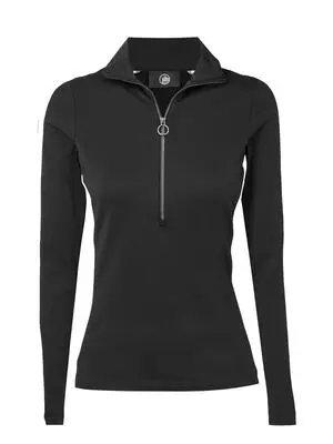 Fusalp Negam" Striped Stretch-jersey Half-zip Base Layer - Black