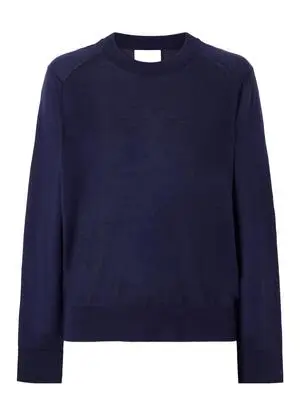 LOULOU DE SAISON LouLou De Saison Ribbed Drop Shoulder Knit Top