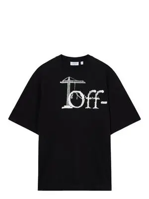 Off-White Shared Logo Skate T-shirt - Black