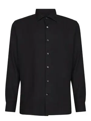 Zegna Cashco Shirt - Black