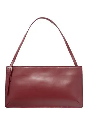 ST. AGNI Leather Shoulder Bag Red