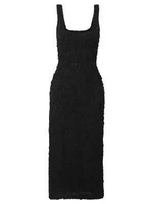 Mara Hoffman Textured Midi Dress - Black