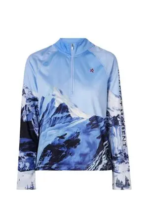 Perfect Moment Mountain Majesty" Quarter-zip Ski Top - No